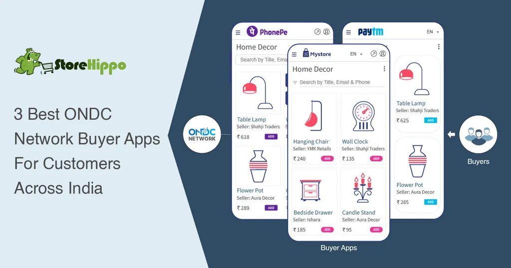 Top 3 ONDC Network Buyer Apps For Easy Shopping | StoreHippo