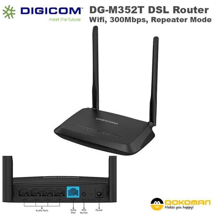DIGICOM DG-M352T DSL Router 300Mbps, Repeater Mode | Compare and buy in ...