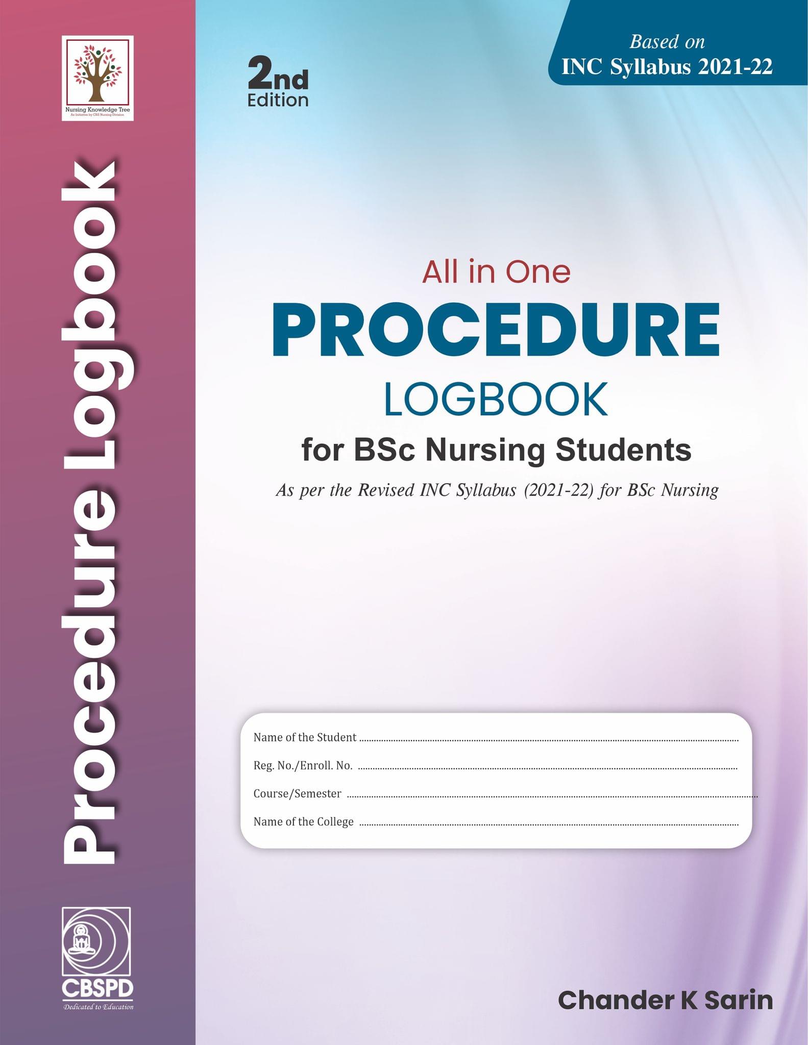 Procedure Log Book
