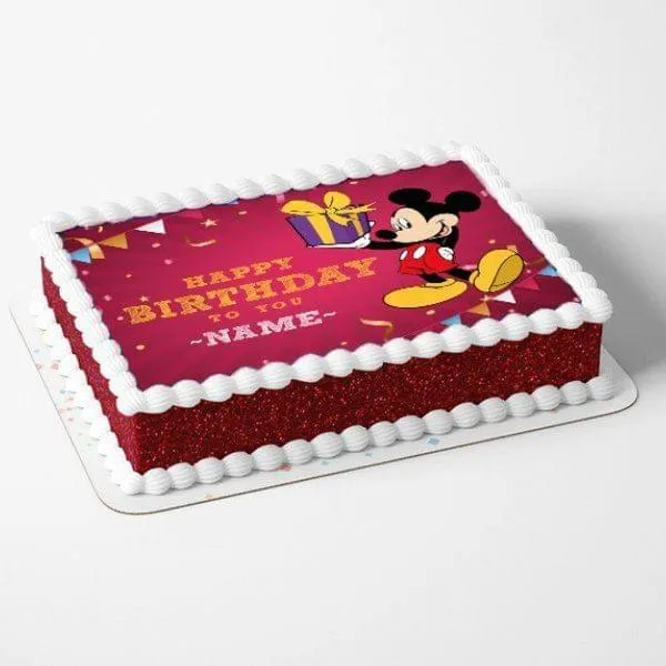 Mickey Mouse Birthday Sheet Cakes